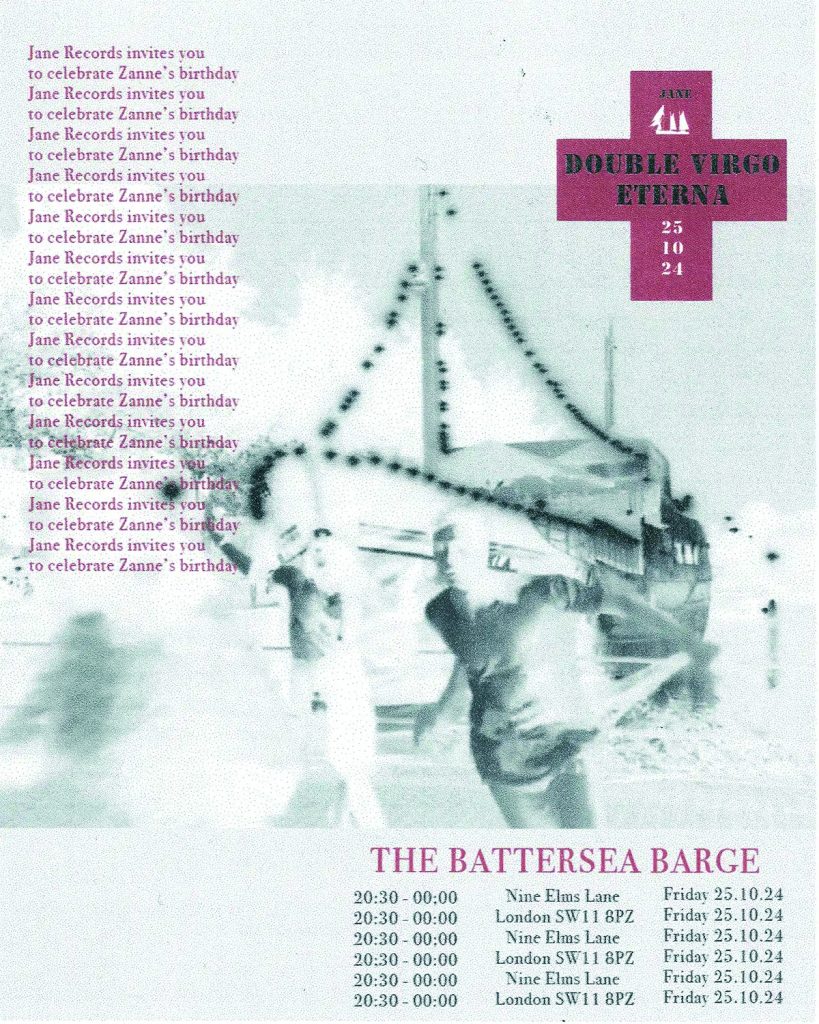 Double Virgo + Eterna - Battersea Barge